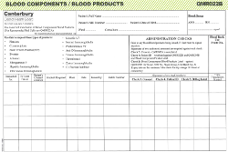 Canterbury DHB Blood Resource